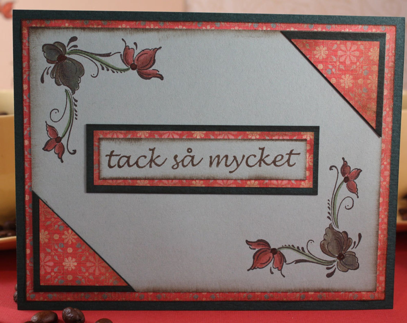 TACK SA MYCKET Rubber Stamp~swedish Saying 'thanks so Much ...