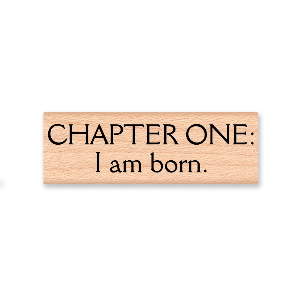 NEW BABY Rubber Stamps~chapter One: I Am Born.~welcome Little One~girl ...