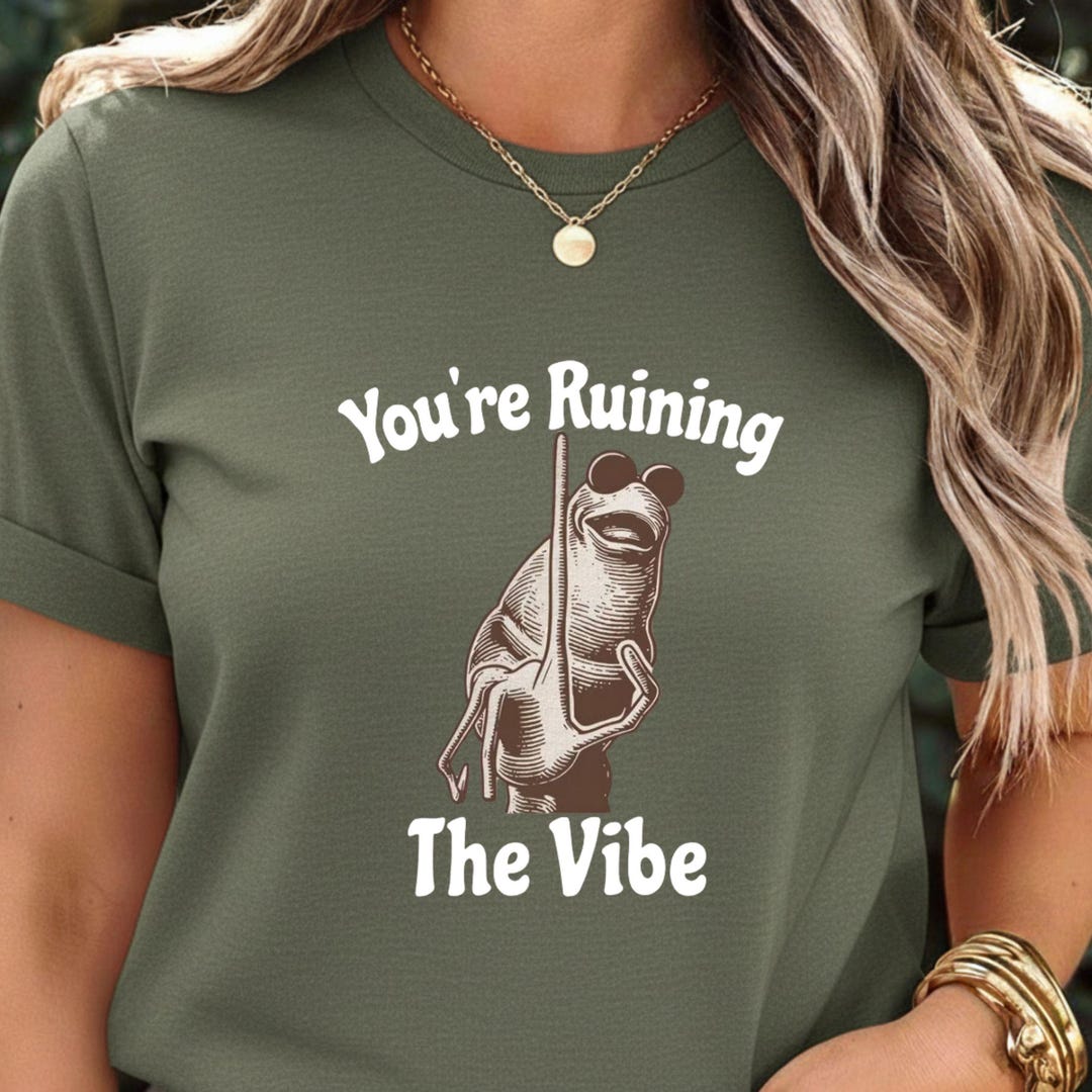 You're Ruining the Vibe the Worm T-shirt, Marcus the Worm Meme, Marcus ...