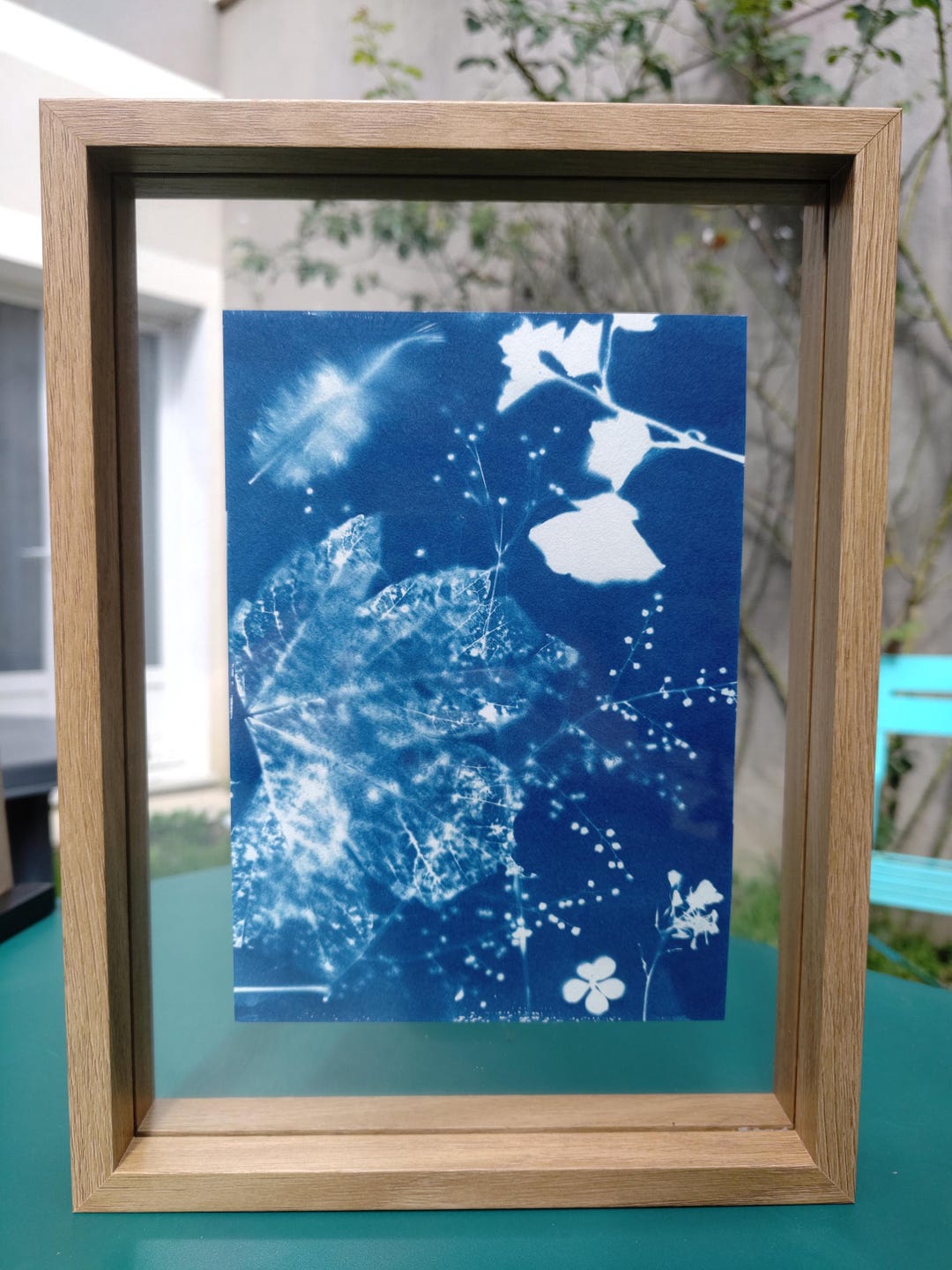 Cyanotype Glass Frame - Etsy
