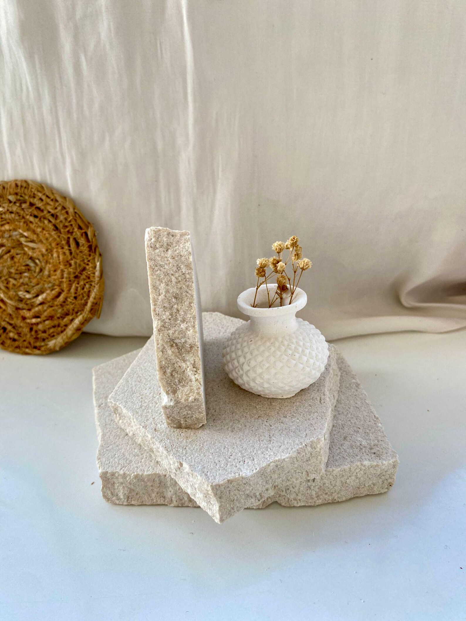 Beige Marble Block Marble Prop for Photography & Decoration Jewelry ...