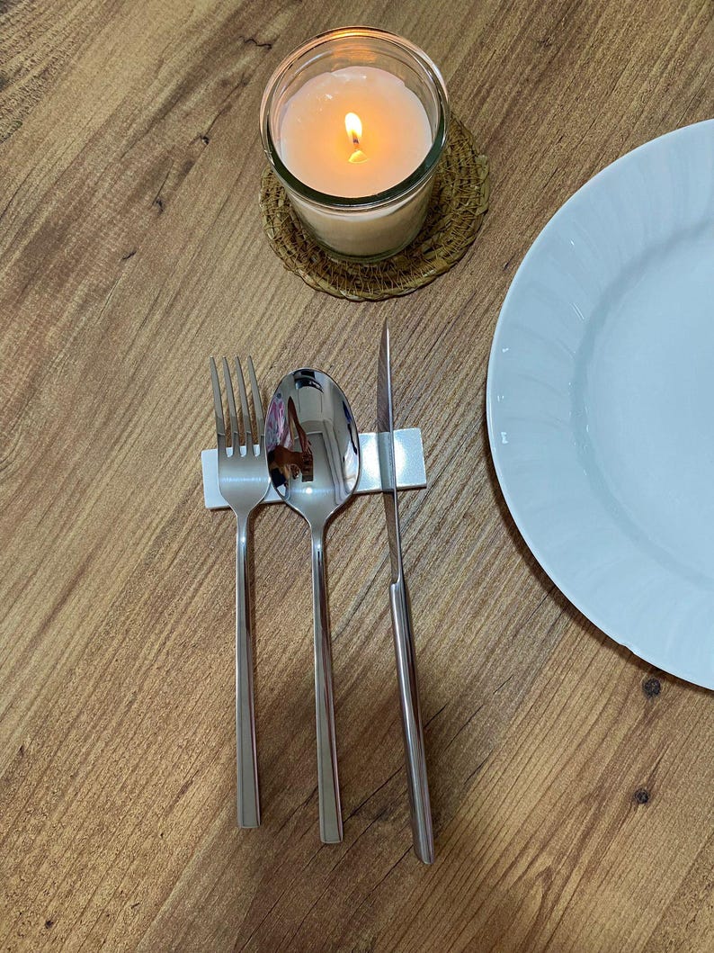 White Marble Cutlery Rest Blocks With Knife Holder Marble Dinnerware ...