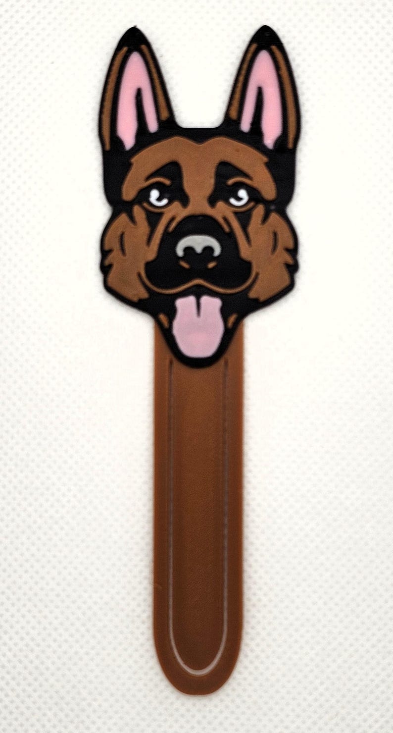 German Shepherd Bookmark: Dog Lover Gift - Etsy