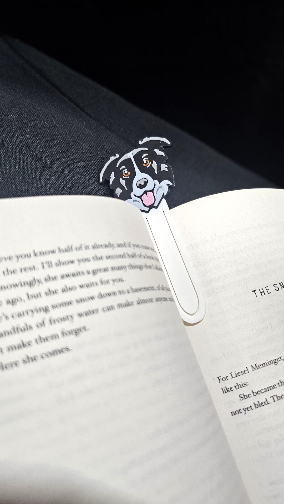 Border Collie Bookmark: Eco-friendly PLA Filament - Etsy