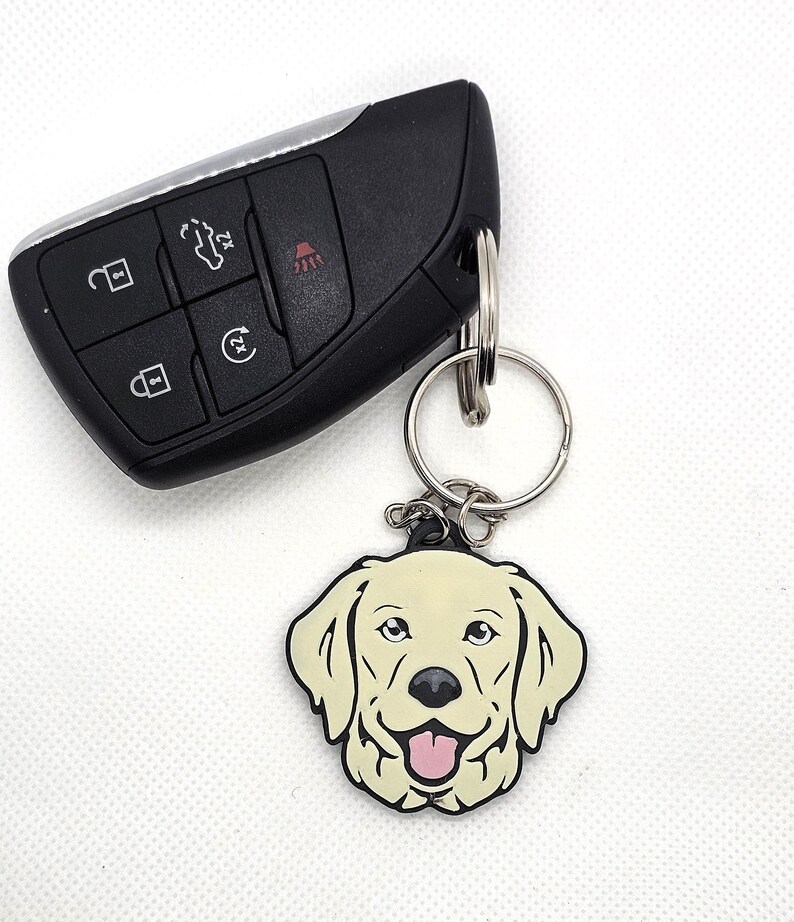 Golden Retriever Magnet Golden Retriever Key Chain Golden Retriever ...