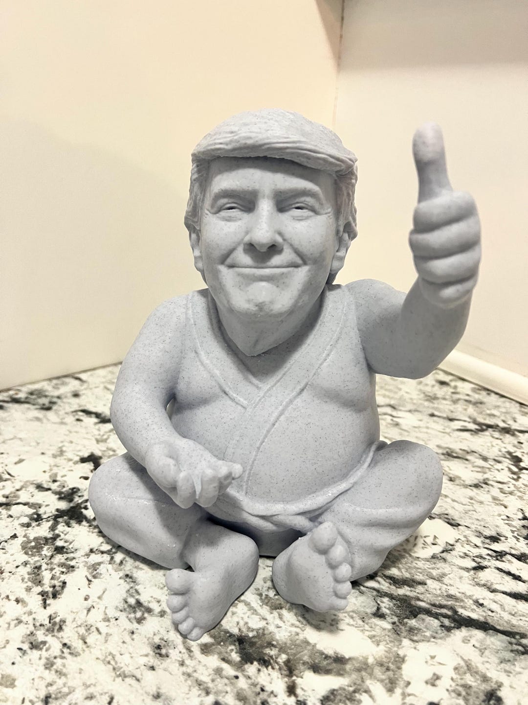 Donald Trump Buddha Good Luck Statue Huge - Etsy