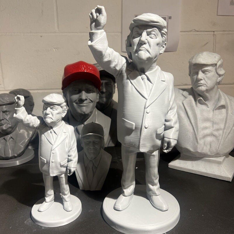 Trump Fight Statue - Etsy