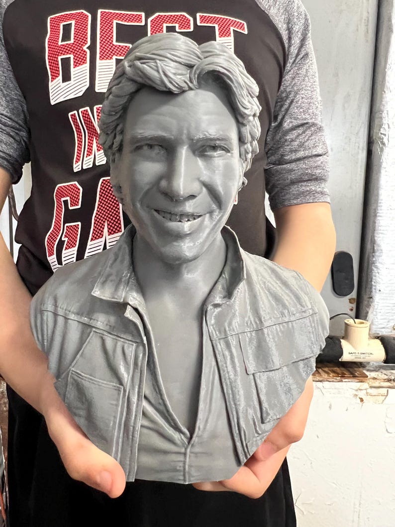 General Han Solo 241mm Statue Iconic Detail With Signature Jacket - Etsy