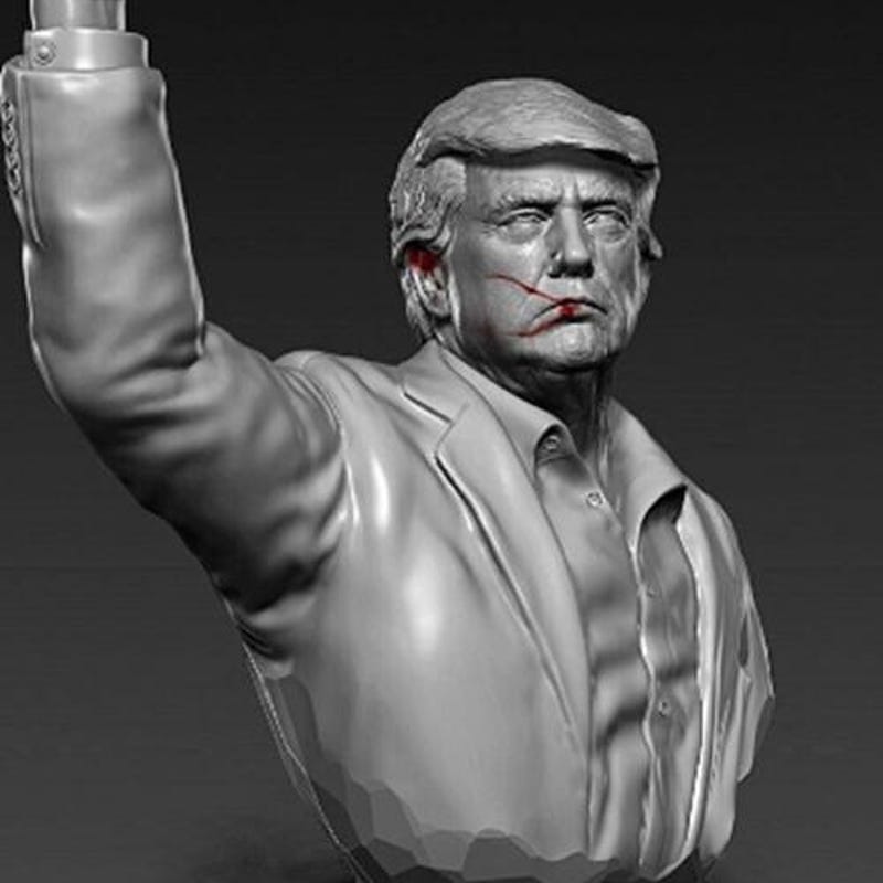Trump Fight Statue - Etsy