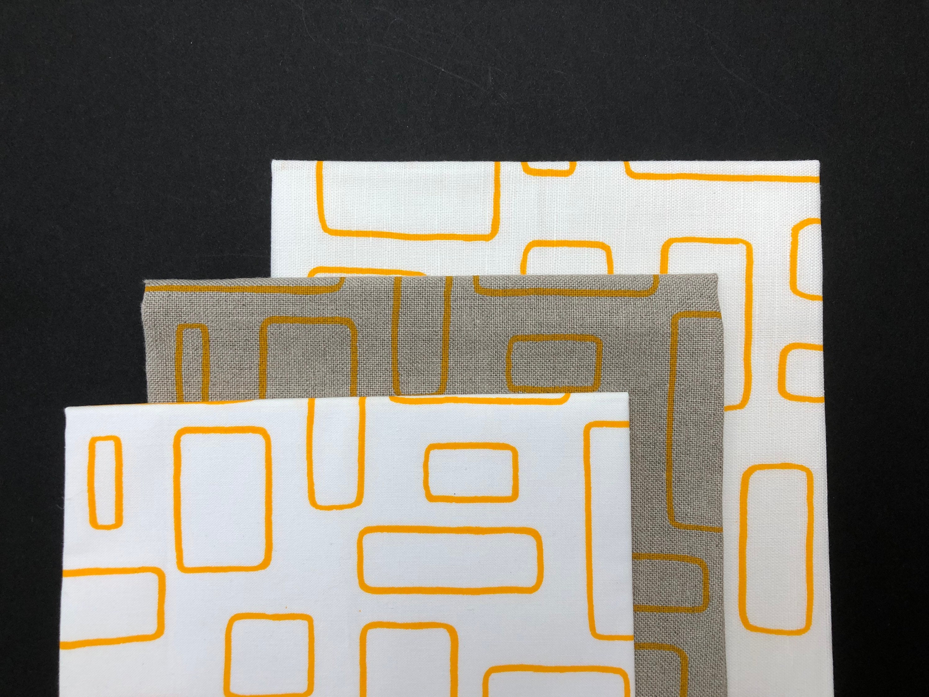 Yellow Windows Screen Printed Fabric Panel Linen or Cotton - Etsy UK