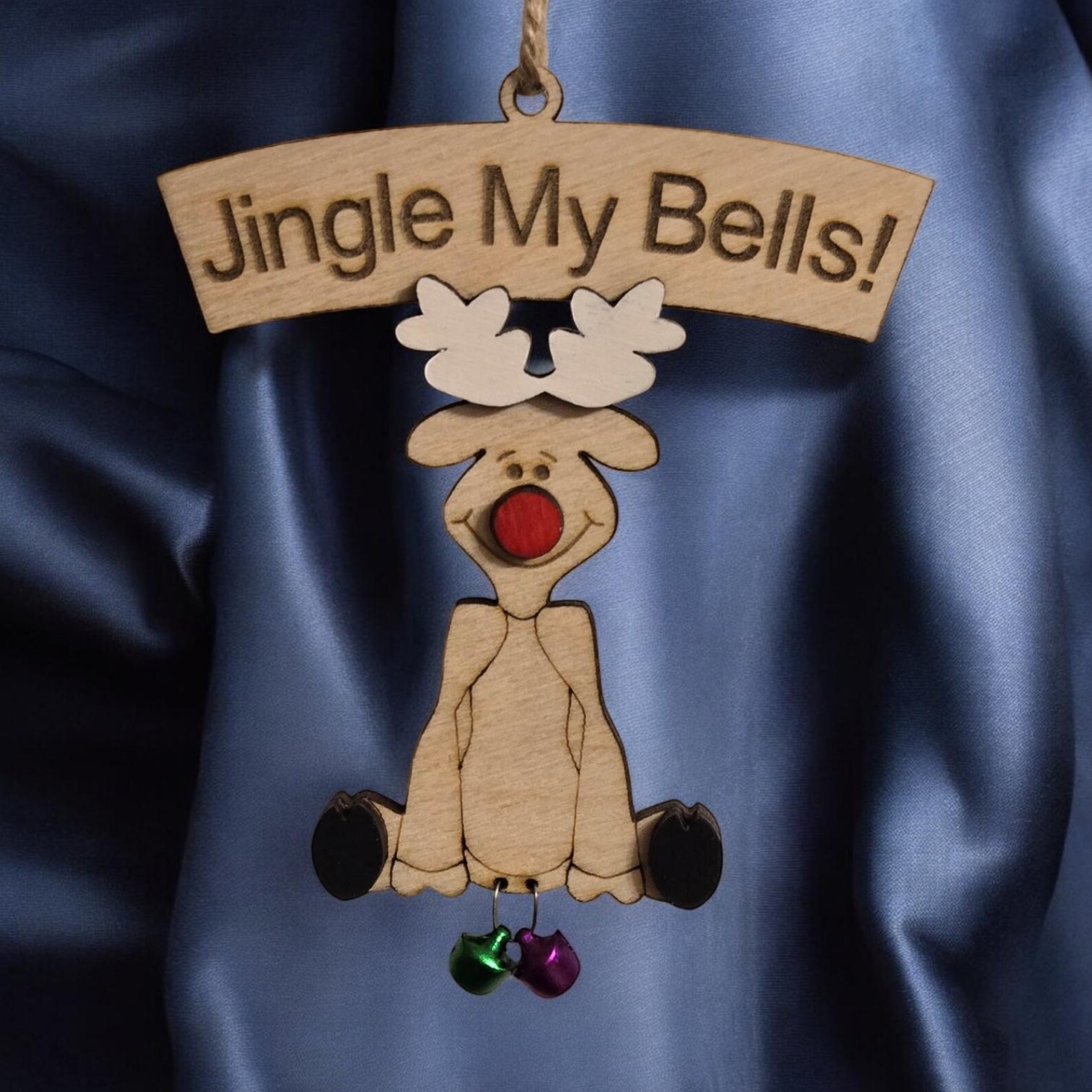 Jingle My Bells' Reindeer Ornament – Instant Holiday Fun for Your Tree ...