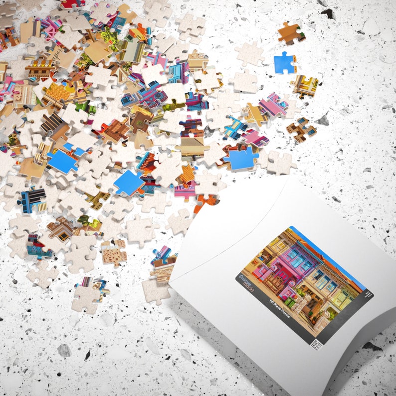 Jigsaw Puzzle, Singapore Peranakan Houses Puzzle for Adults, Colorful ...