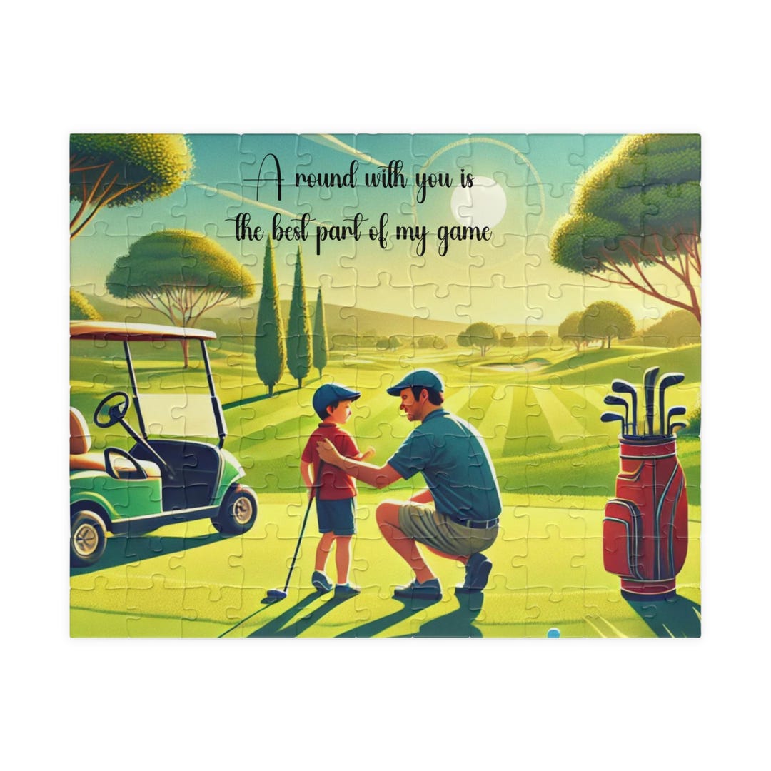 Golf Puzzle for Dad Golf Gift for Dad Puzzle for Father's Day Gift ...