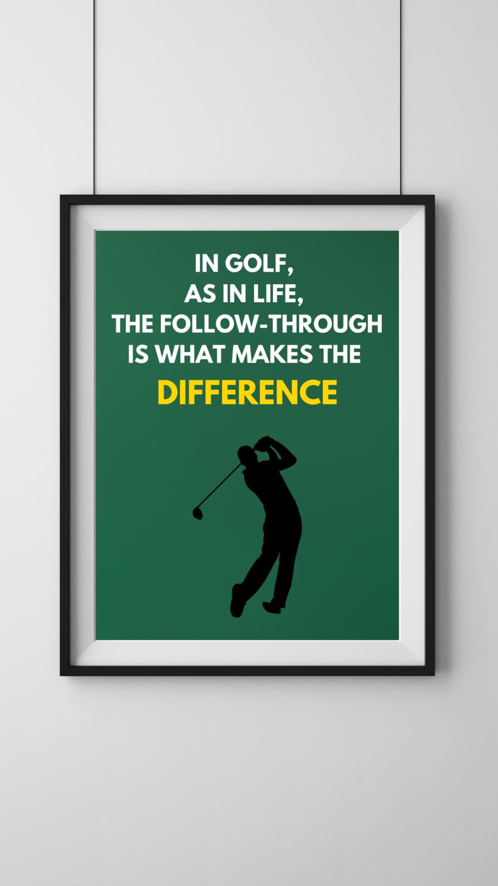 Golf Art Poster Gift Golf Poster Art Gift for Golfer Poster ...