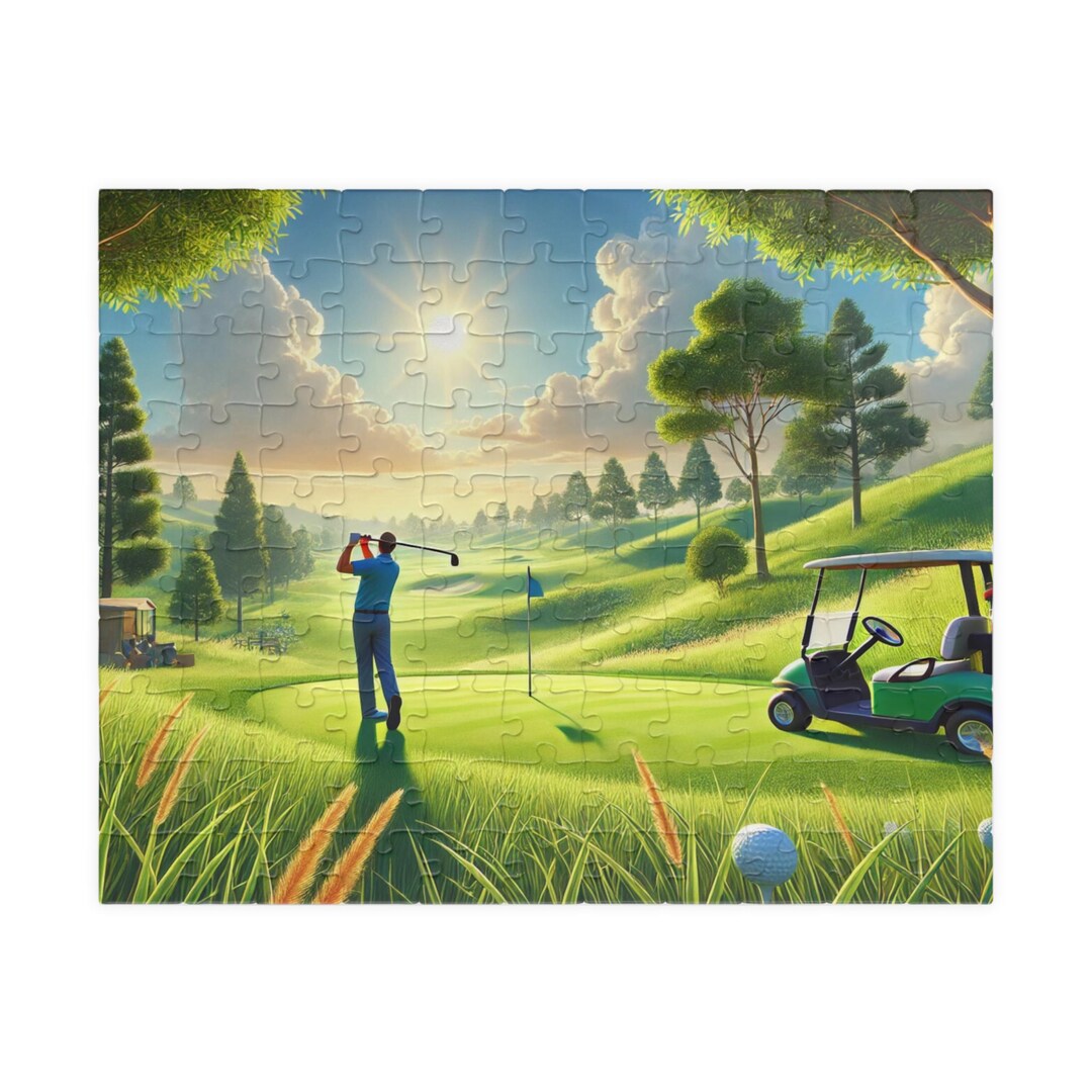 Swinging Into Serenity Golf Puzzle for Golf Lover Puzzle for Golfer ...