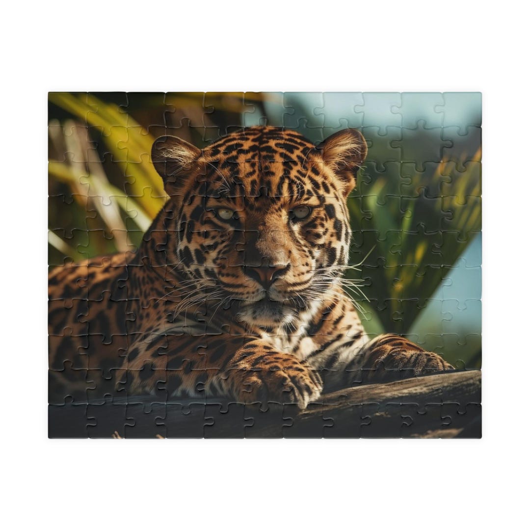 Jaguar Puzzle, Wildlife Scene, Wildlife Jigsaw, Animal Puzzle, Jigsaw ...