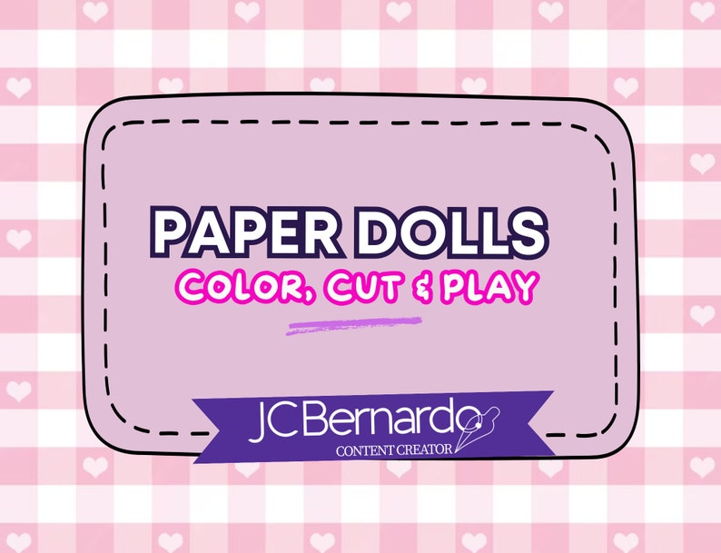 Explore Packs of Cut Out Paper Dolls With Fashion Flair Includes ...