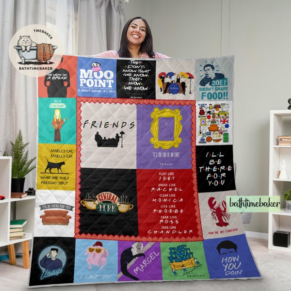 Friends Blanket Tv Show - Etsy