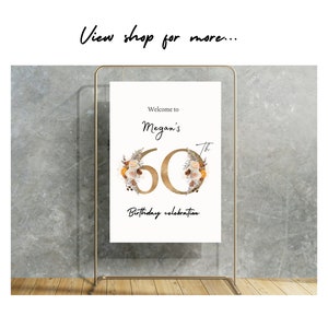 Editable 60th Birthday Invitation |printable and Mobile Options ...