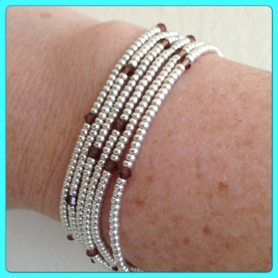 Items Similar To Boho Bracelet Wrap Bracelet Endless Boho Silver