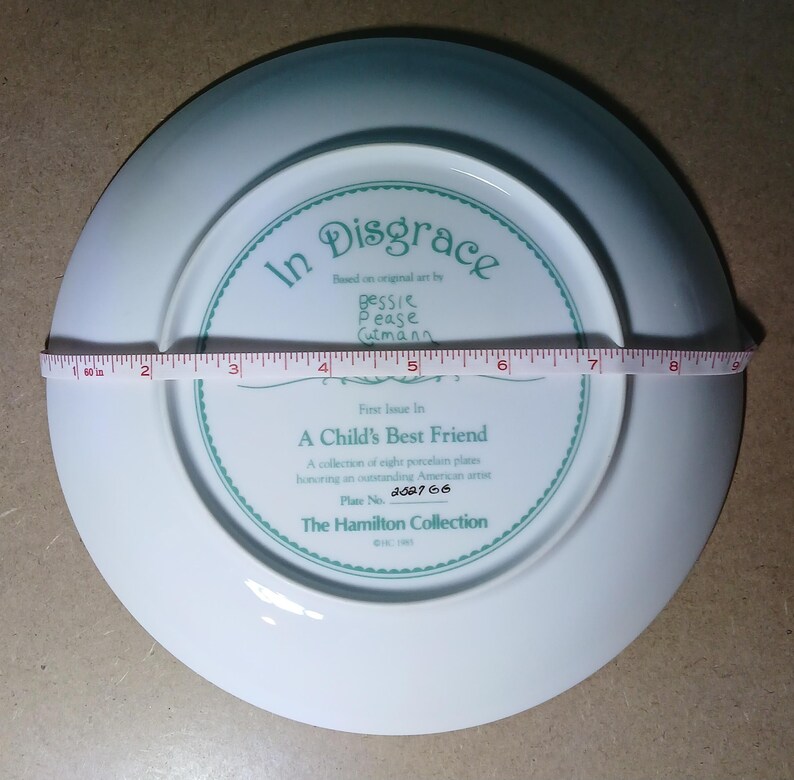 1985 Hamilton Collection - Bessie Pease Cutmann Collector Plate "in ...