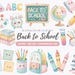 Happy Back to School Clipart, School Png, First Day of School, School ...
