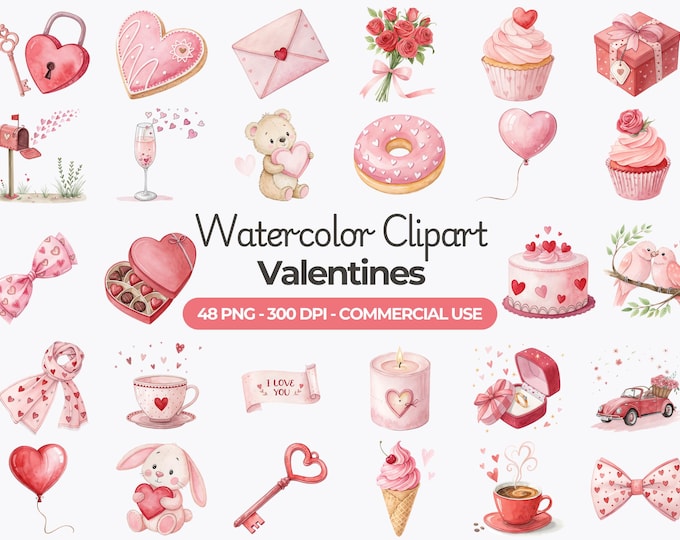 20 Happy Valentine's Day | Valentine Clipart | St Valentine's Day ...