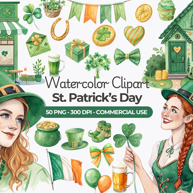 St Patricks Clip Art - Etsy