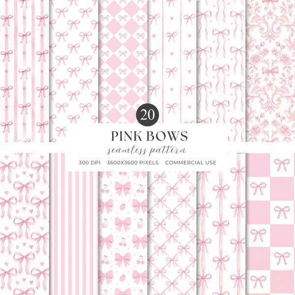 Aesthetic Pink Pattern - Etsy