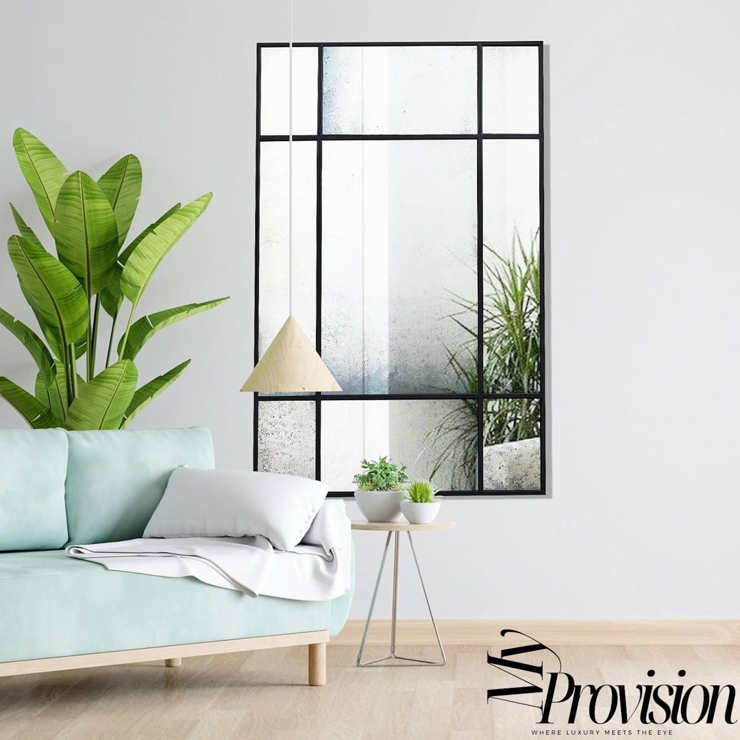 Handcrafted Antique Mirror Wall Decoration Rectangular Mirror Handmade ...