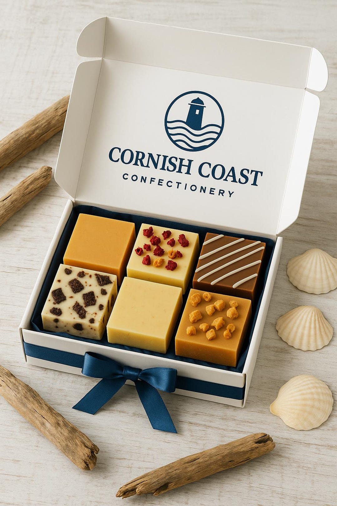 Luxury Build Your Own Fudge Box | Handmade Cornish Fudge Gift Box ...