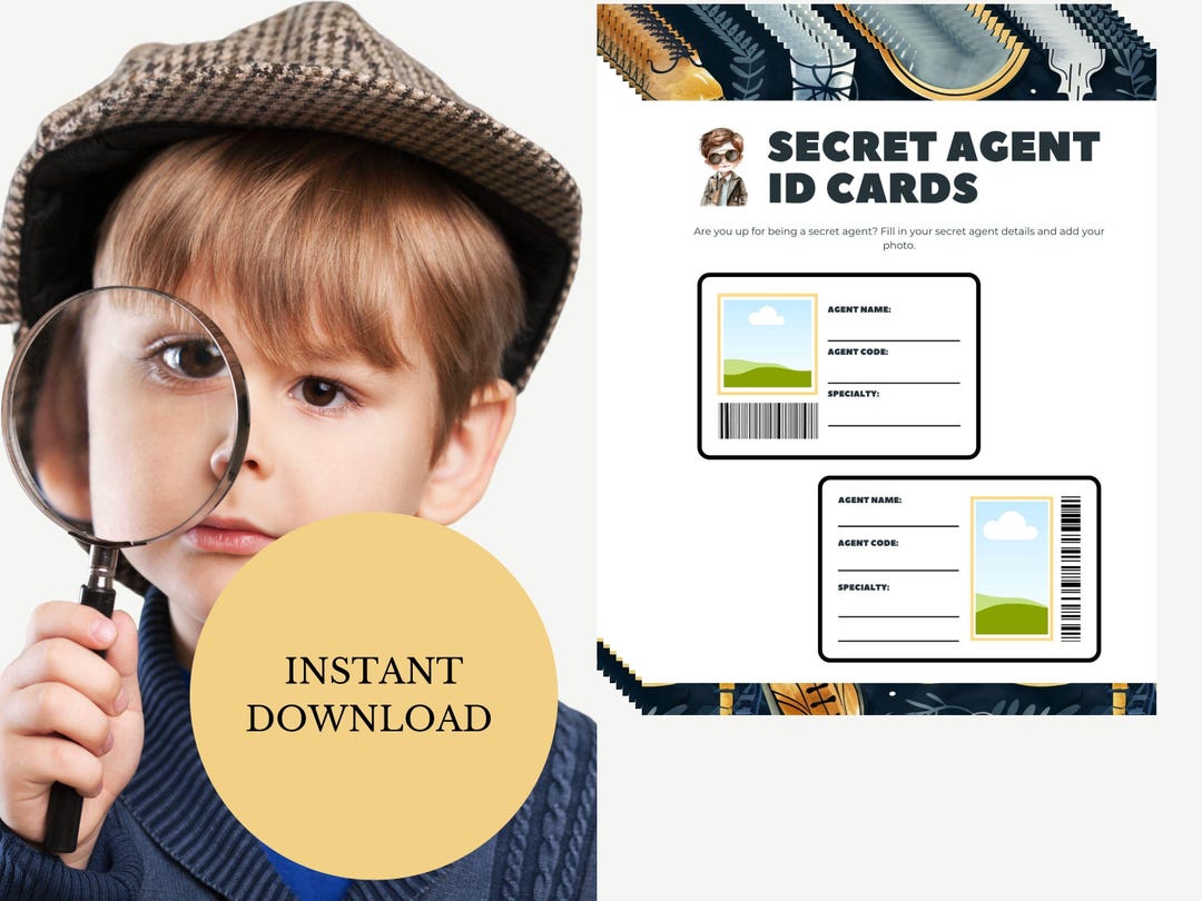 Secret Agent Activity Pack I Learning Game I Printable Spy Activity I ...