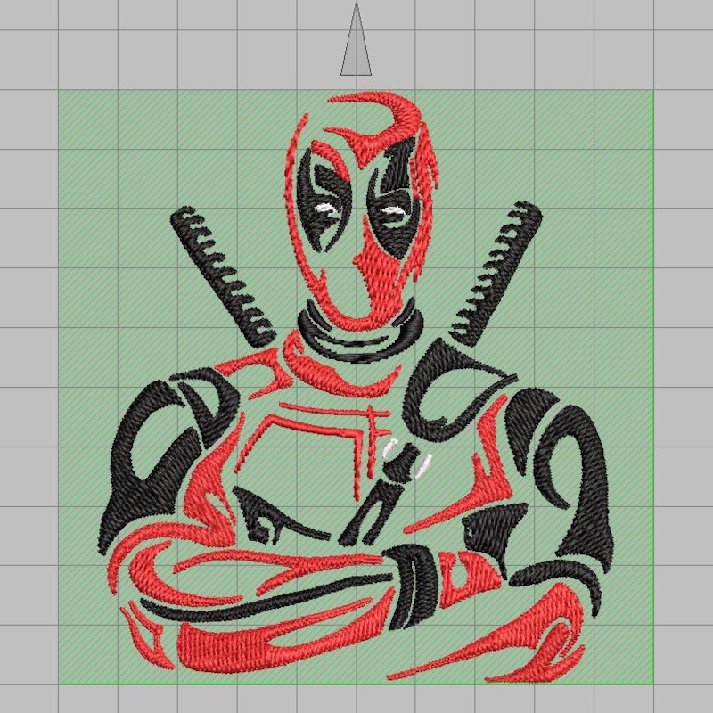 Deadpool Embroidery Design - Etsy