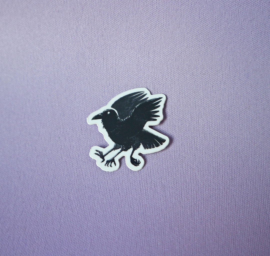 Yatagarasu Three-legged Crow Sticker - Waterproof Vinyl Sticker - Etsy