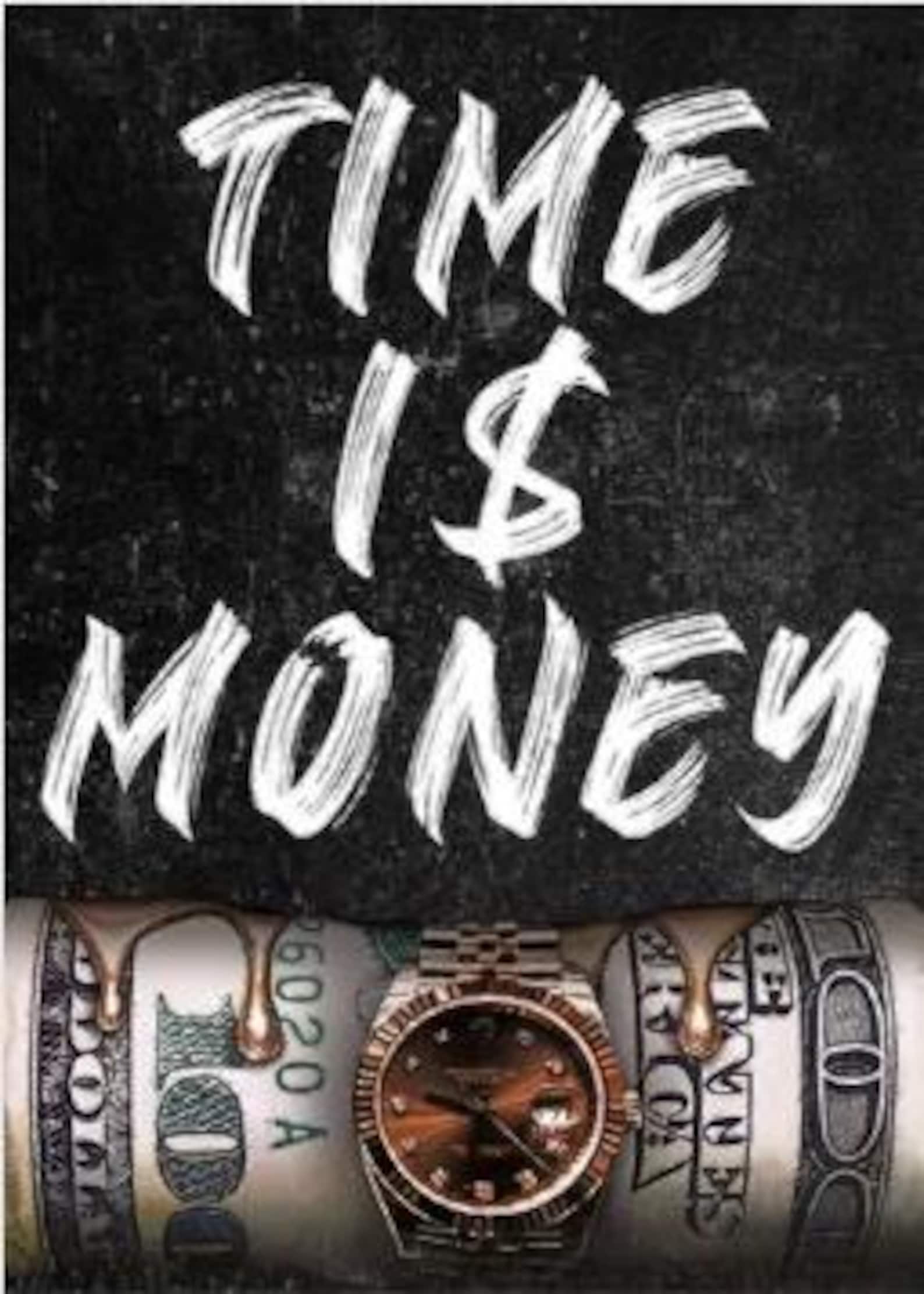 Time is Money Motivational Quote Canvas Painting Dollar Posters and ...