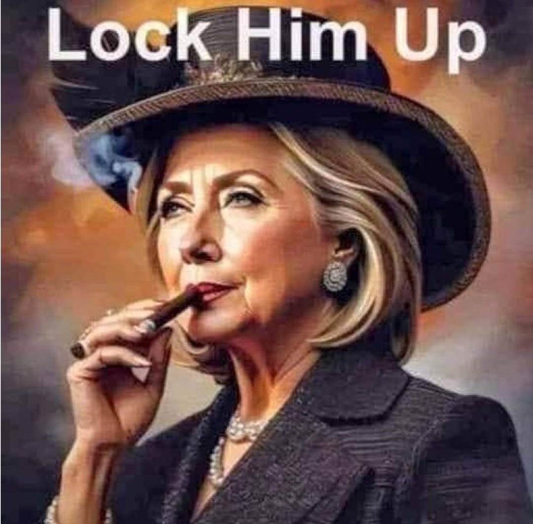 Hillary Clinton - Lock Him up Yard Sign - DELUXE - Etsy