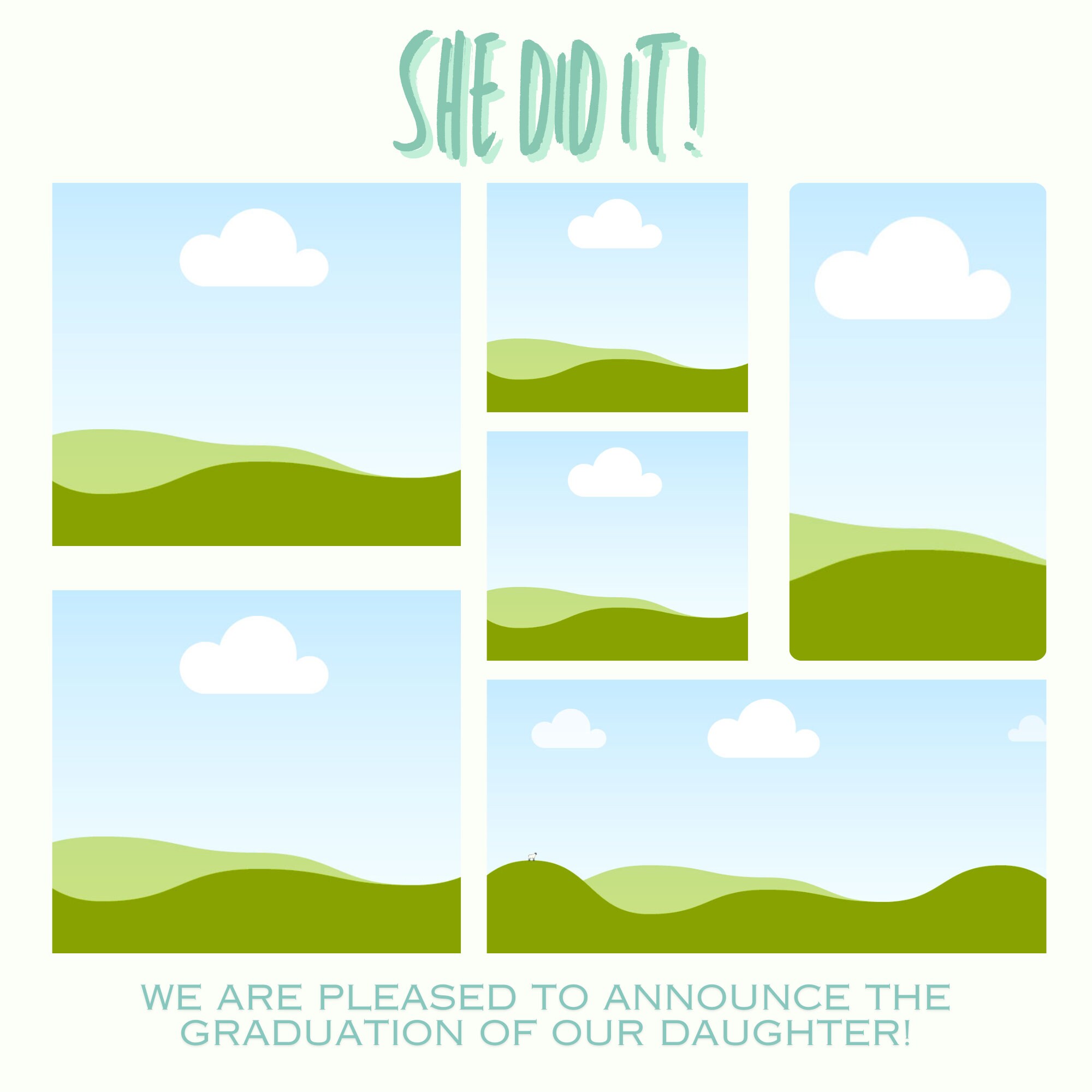 Unisex Editable Digital Graduation Card Template - Etsy