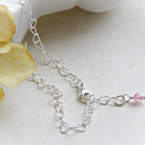 Heart Anklet - Etsy