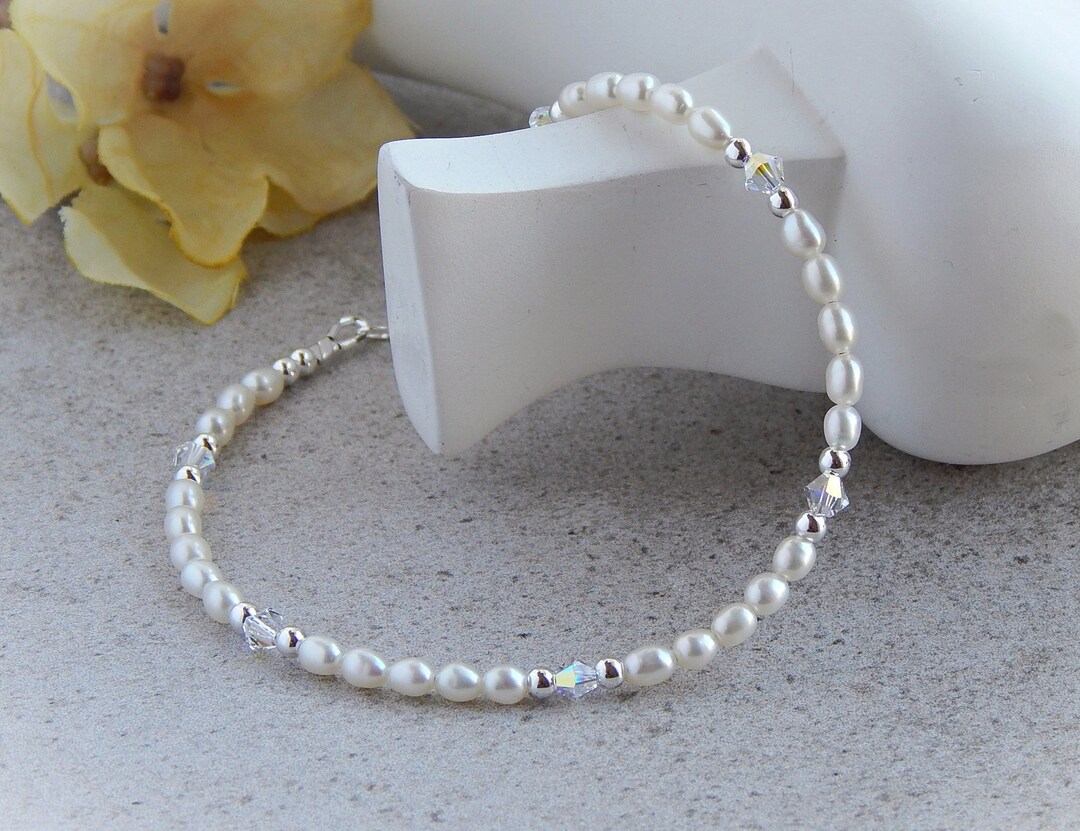 Pearl Anklets for Women, Pearl Ankle Bracelet, Freshwater Pearl Anklet ...
