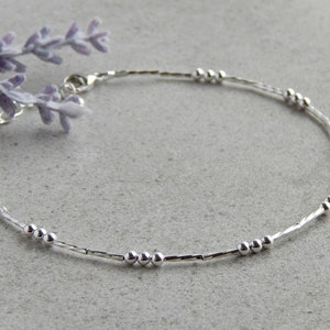 Sterling Silver 11" Ankle Bracelet, Plus Size Ankle Bracelet, Plus Size ...