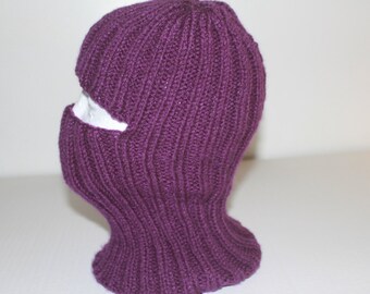 Purple and Black Ski Mask Two Tone - Etsy