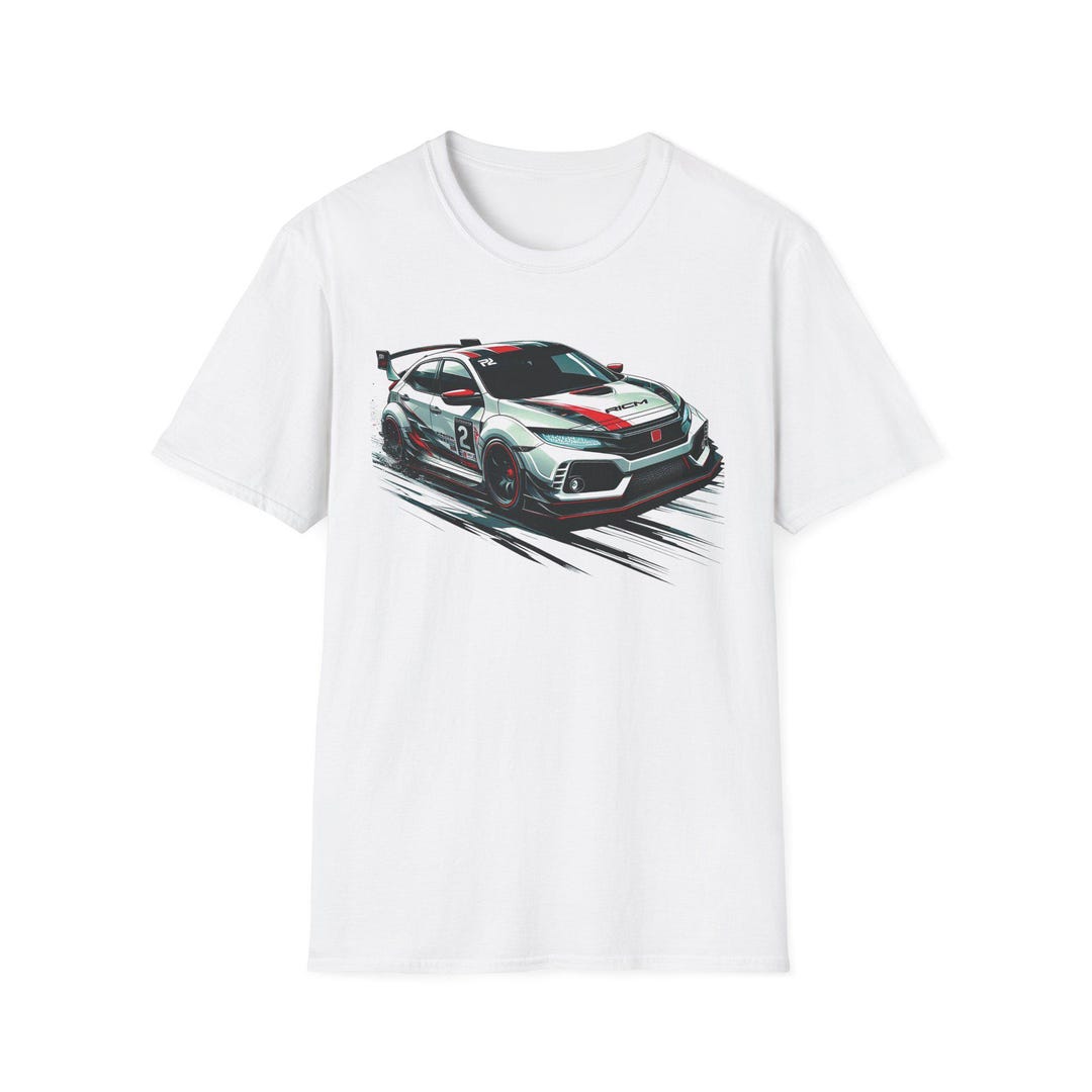 Civic Type R T-shirt, Honda Car Enthusiast Tee, JDM Graphic Shirt ...