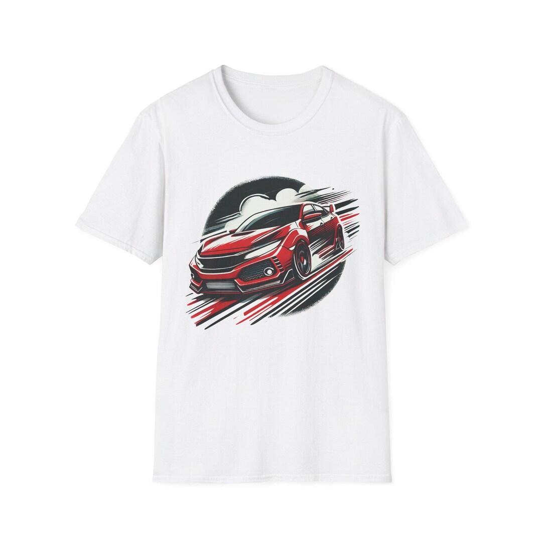 Civic Type R Tee, Honda Car Enthusiast Shirt, JDM Racing Apparel ...