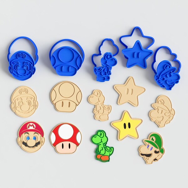Mario Cookie Cutter - Etsy
