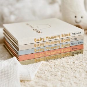 Velvet Baby Memory Book, Baby’s First Year, Journal for New Parents ...