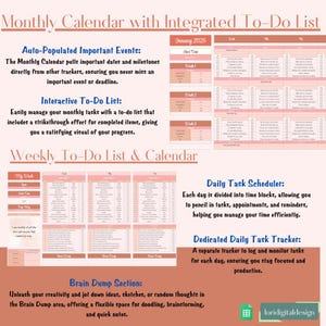 2025 Planner - Editable Google Sheet Planner and Tracker - Etsy