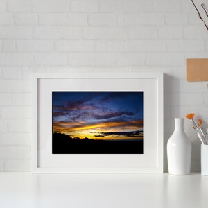 Stunning Digital Sunset Photography, Sunset Overlook for Home Decor ...