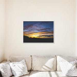 Stunning Digital Sunset Photography, Sunset Overlook for Home Decor ...