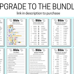 Bible Trivia Game: Which Came First? (printable) - Etsy