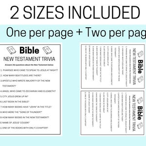 New Testament Trivia | Youth Group Games | Church Games | Bible Study ...